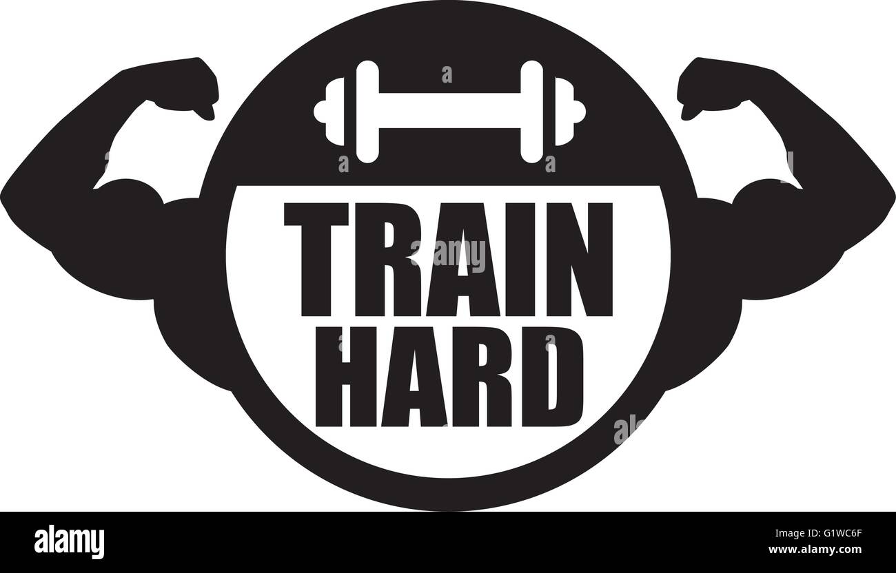 Training hard muscular athletic Stock Vector Images - Alamy