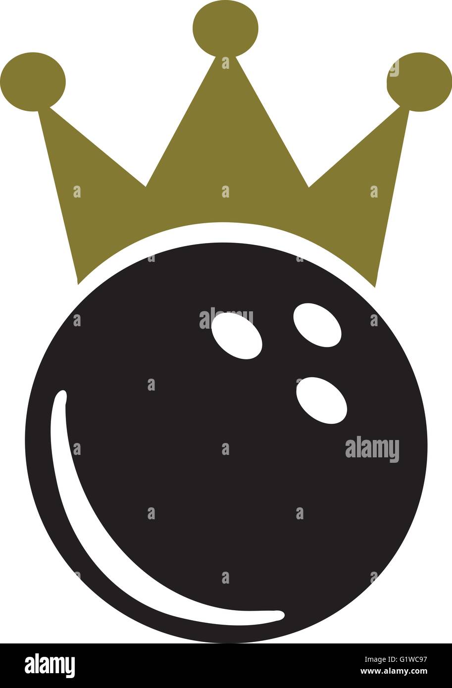 Bowling Ball Crown Stock Vector Image & Art - Alamy