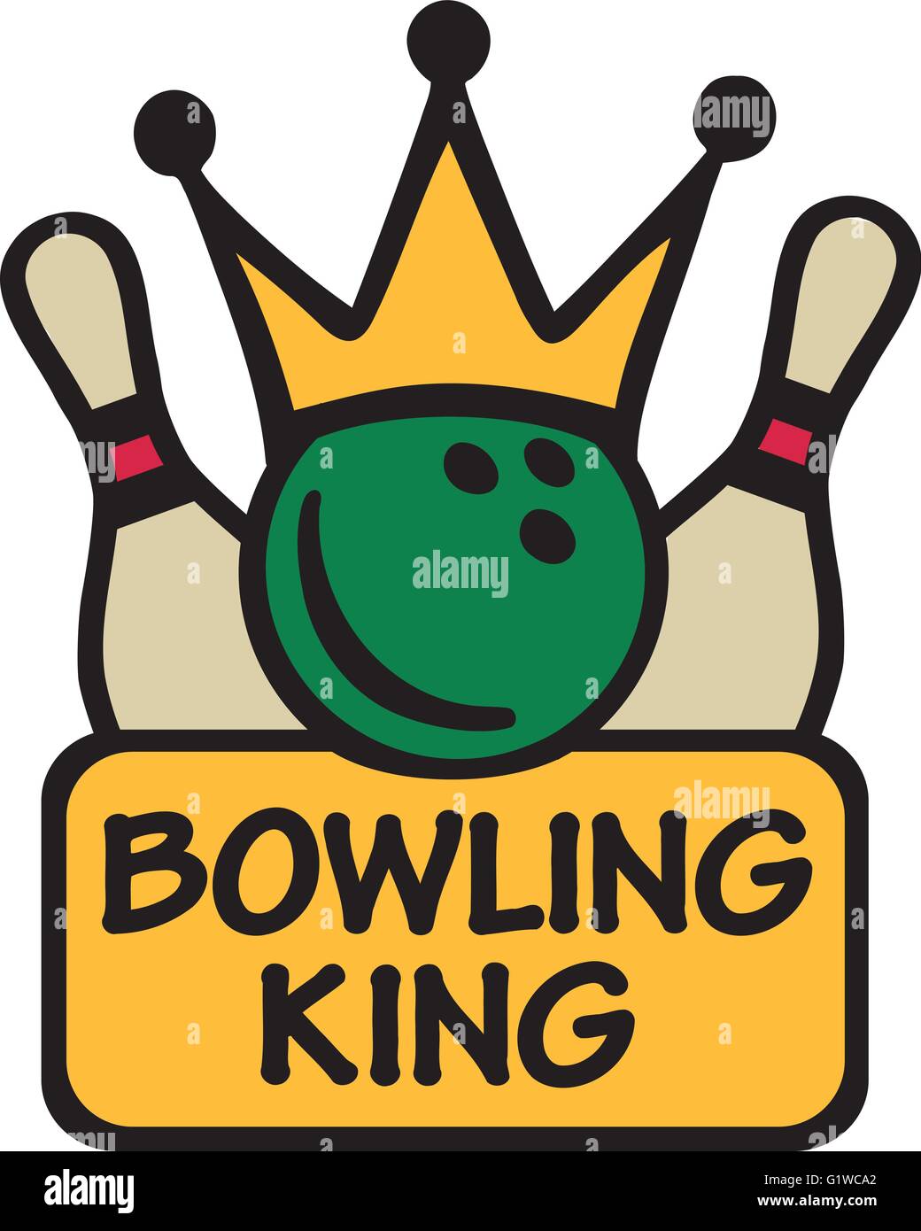 King pin Stock Vector Images - Alamy