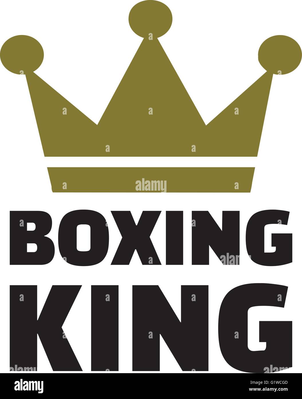 King of boxing Stock Vector Images - Alamy