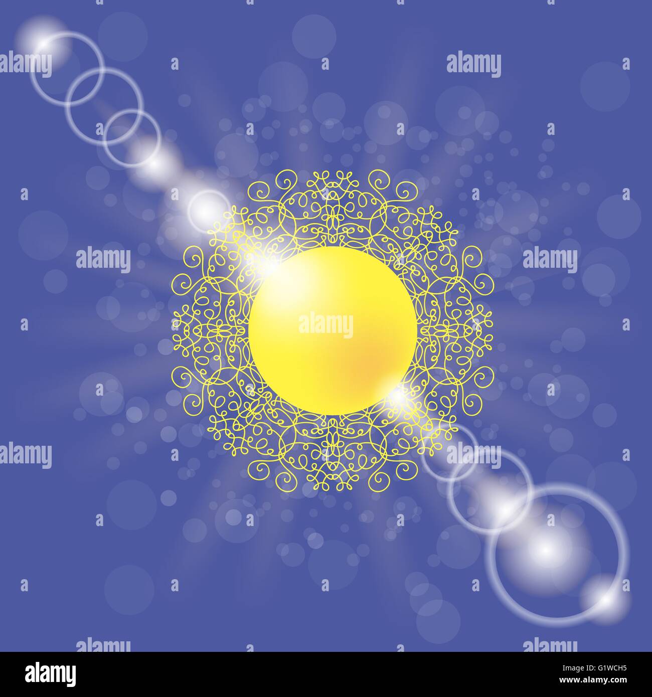 Light blue yellow paint Stock Vector Images - Alamy