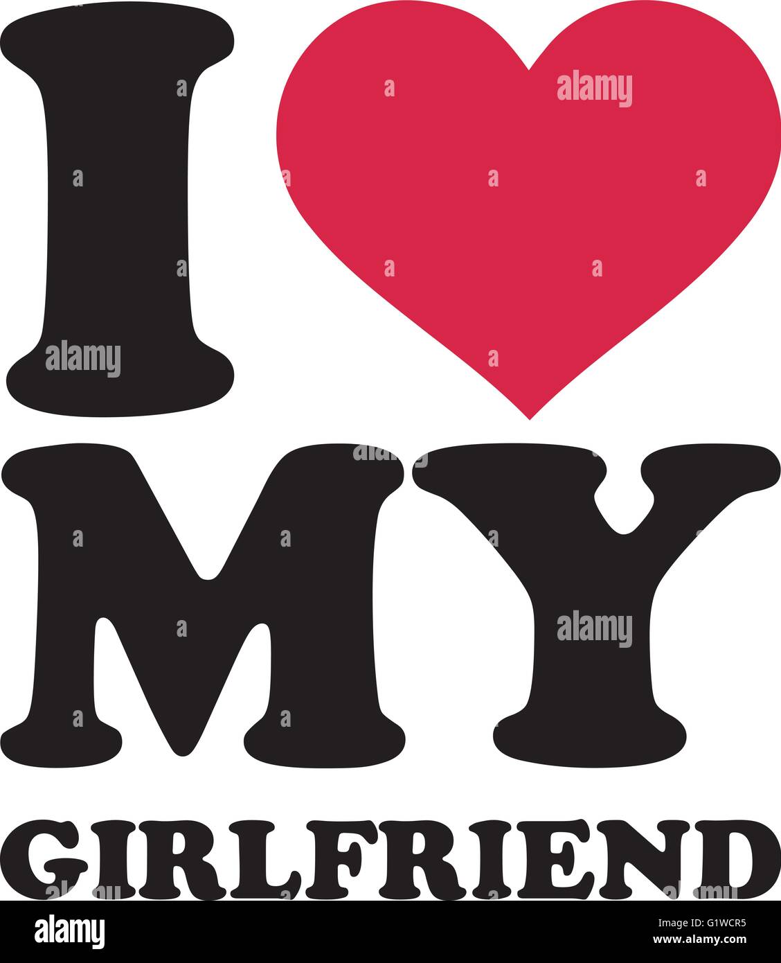 Girlfriend Stock Vector Images - Alamy