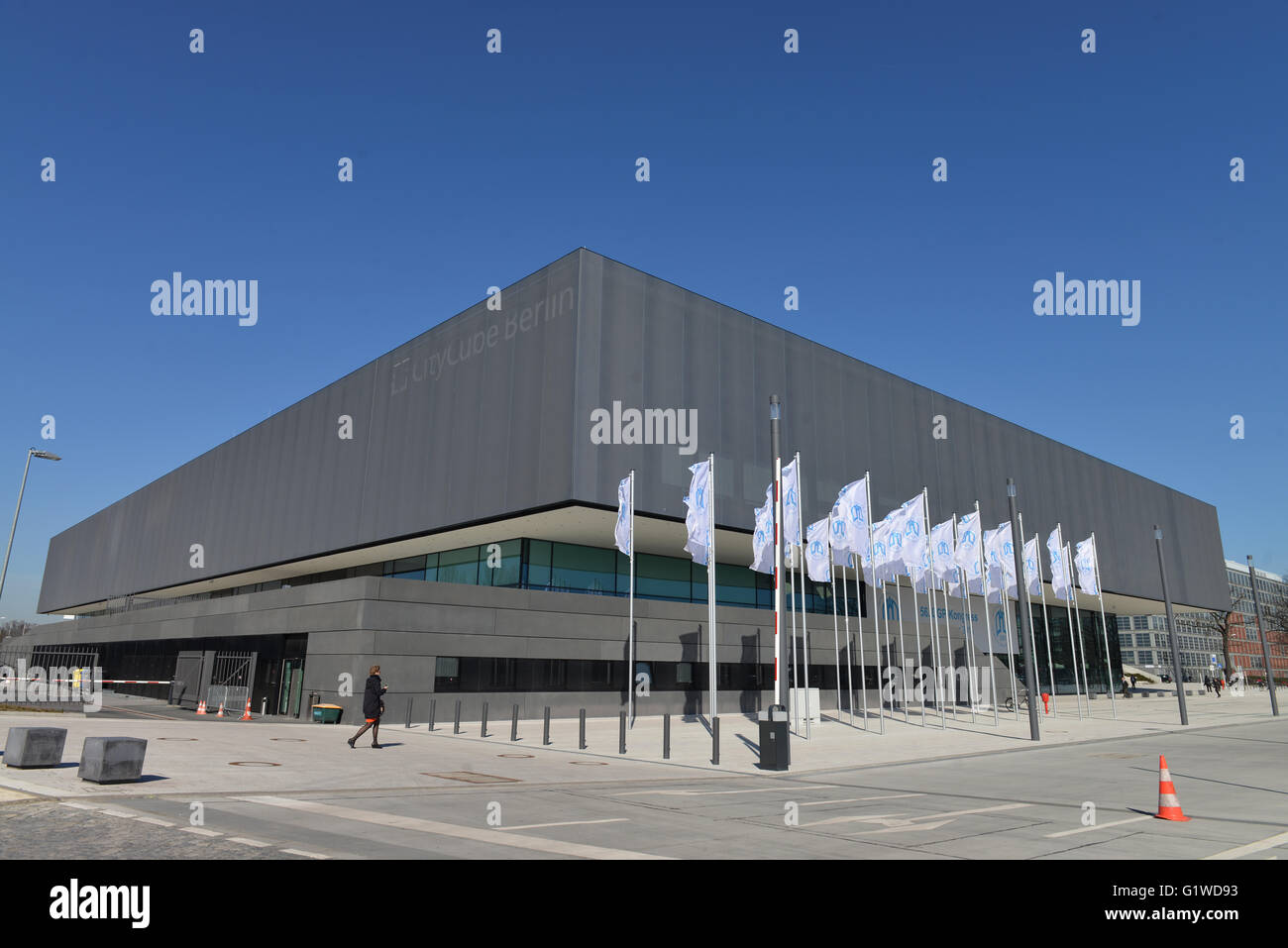 Messe Berlin, CityCube, Messedamm, Westend, Berlin, Deutschland Stock ...