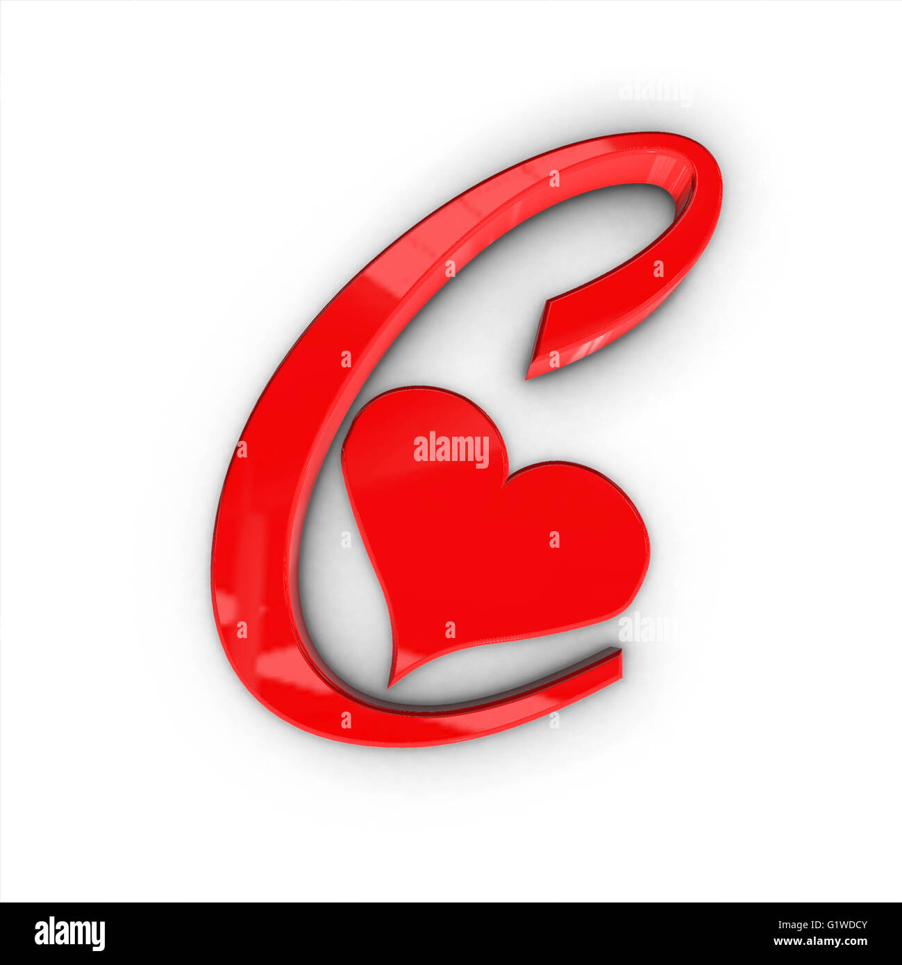 Love wedding letter and number alphabets 3d render, 3d illustration ...