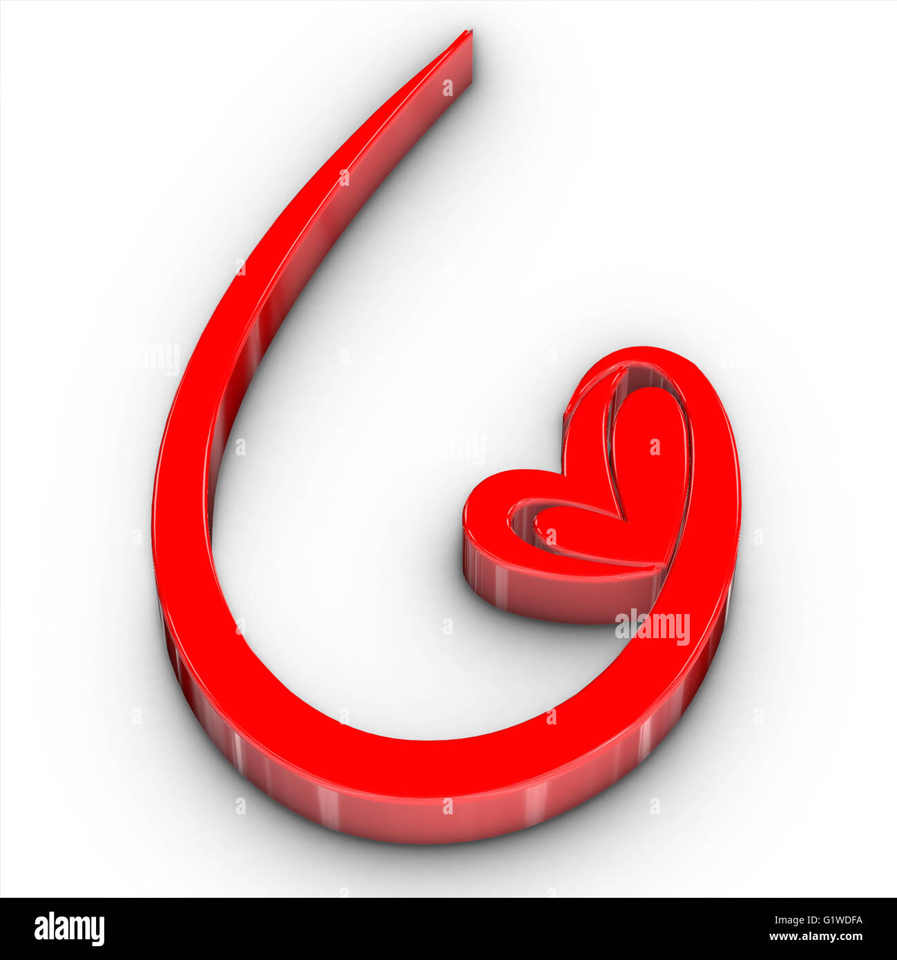 Love wedding letter and number alphabets 3d render, 3d illustration ...