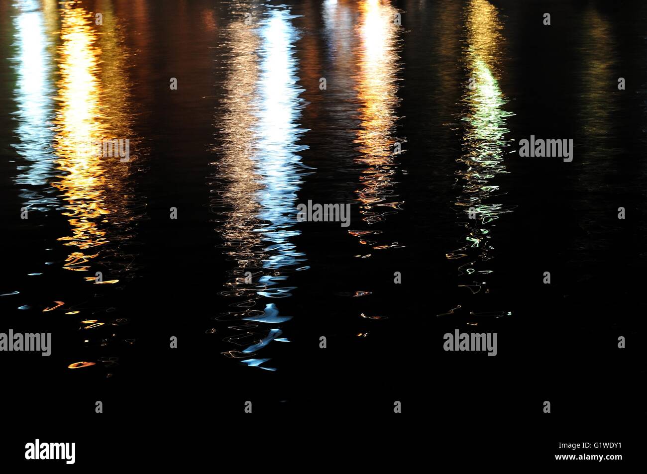 Bright orange light reflecting on hi-res stock photography and images ...