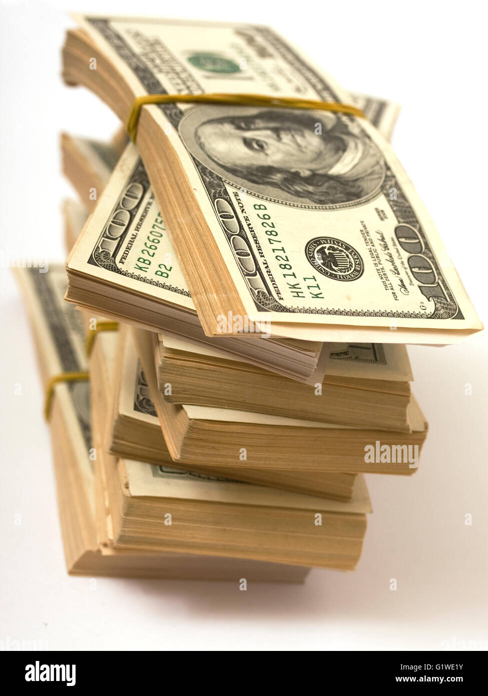 approximately eighty thousand American dollars spread on the stacks and ...