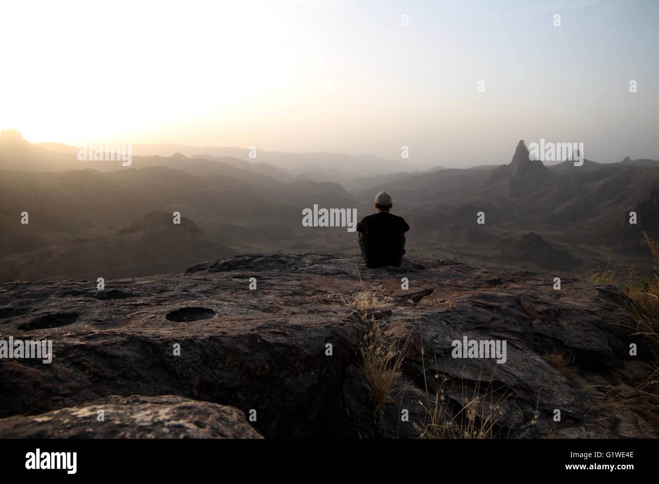 Peaceful moment at sunset in the Mandara Mountains, Extreme North ...