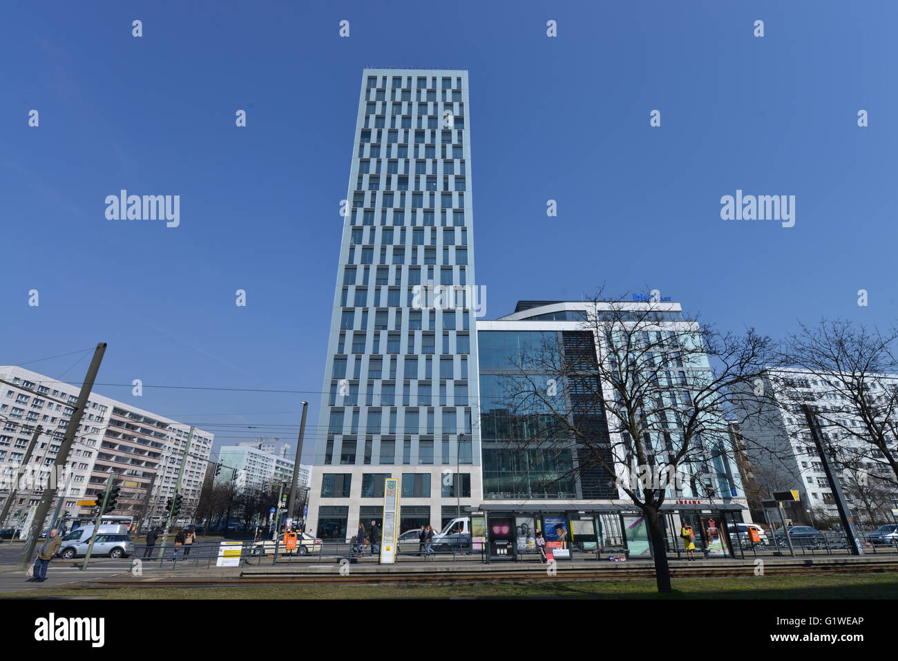 Mecedes-Benz-Bank, Otto-Braun-Strasse, Alexanderplatz, Mitte, Berlin ...
