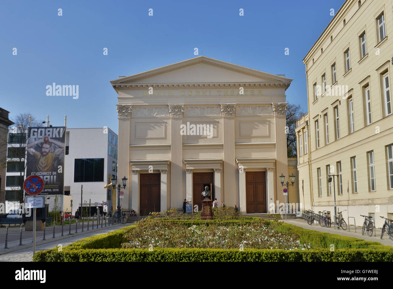Maxim Gorki Theater, Unter den Linden, Mitte, Berlin, Deutschland Stock ...