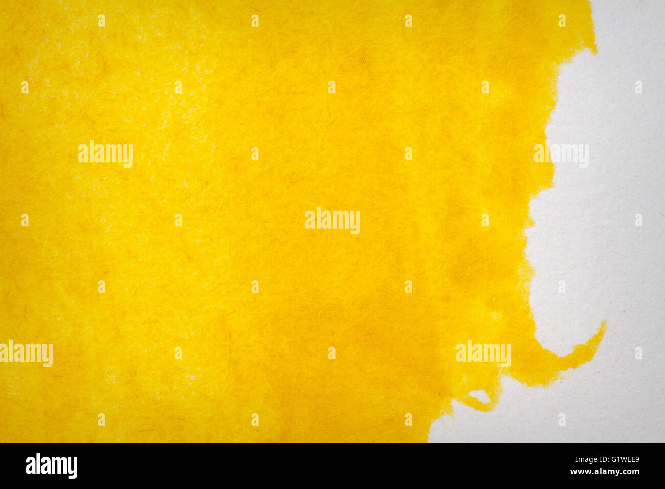 Abstract hand drawn yellow watercolor paints background Stock Photo - Alamy