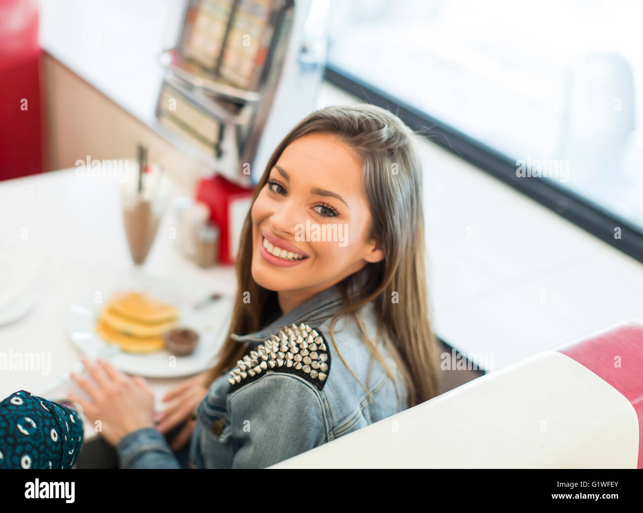 American diner pancakes hi-res stock photography and images - Alamy