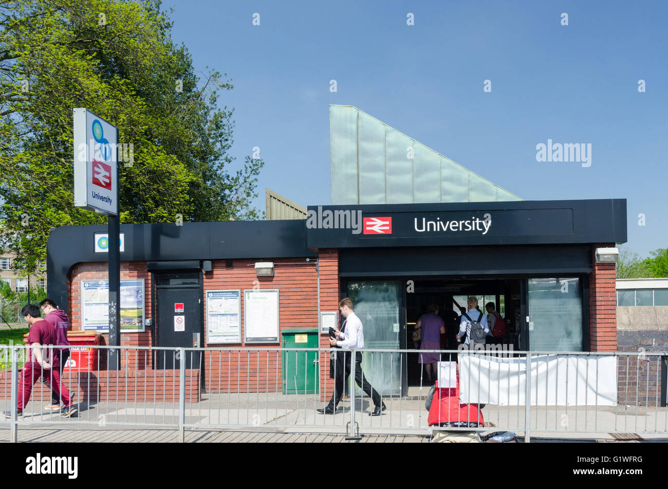 University Station at Birmingham University Stock Photo - Alamy