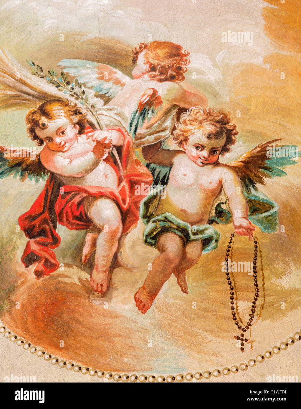 Painting, mary, rosary hi-res stock photography and images - Alamy