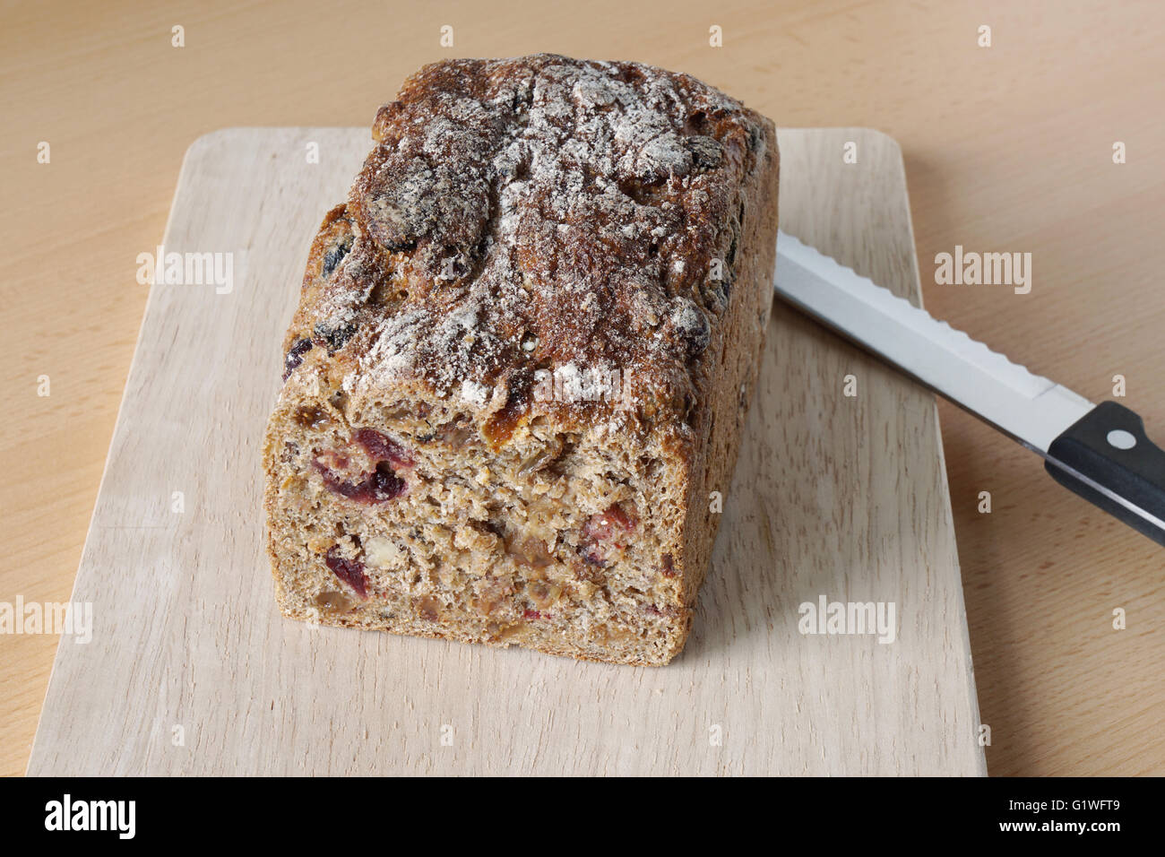 fruit bread loaf Stock Photo - Alamy