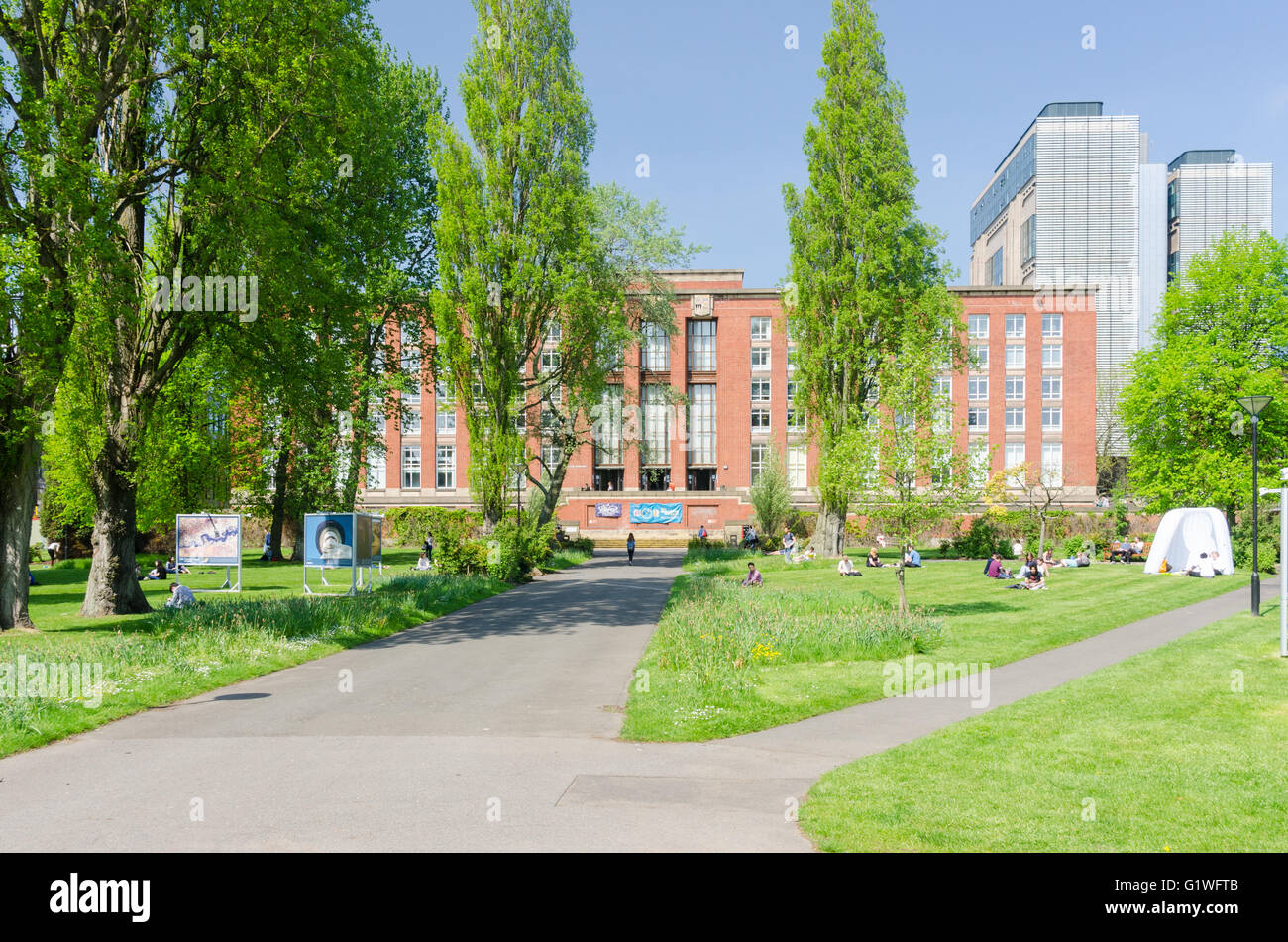 Birmingham university campus hi-res stock photography and images - Alamy
