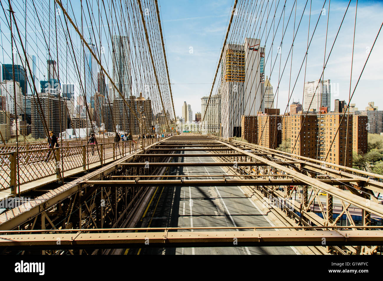 Brooklyn Bridge in New York Stock Photo - Alamy