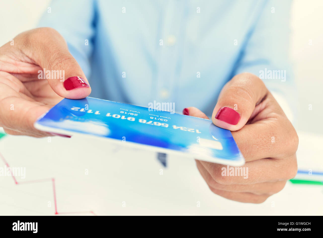 Polished fingernails hi-res stock photography and images - Alamy