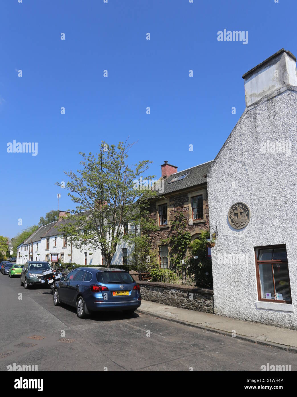 Exterior of Old Churches House Cafe Dunblane Scotland May 2016 Stock ...