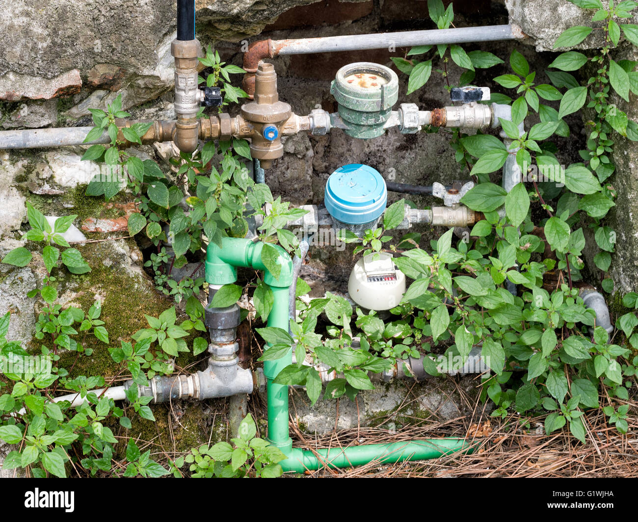 Old water meter hi-res stock photography and images - Alamy