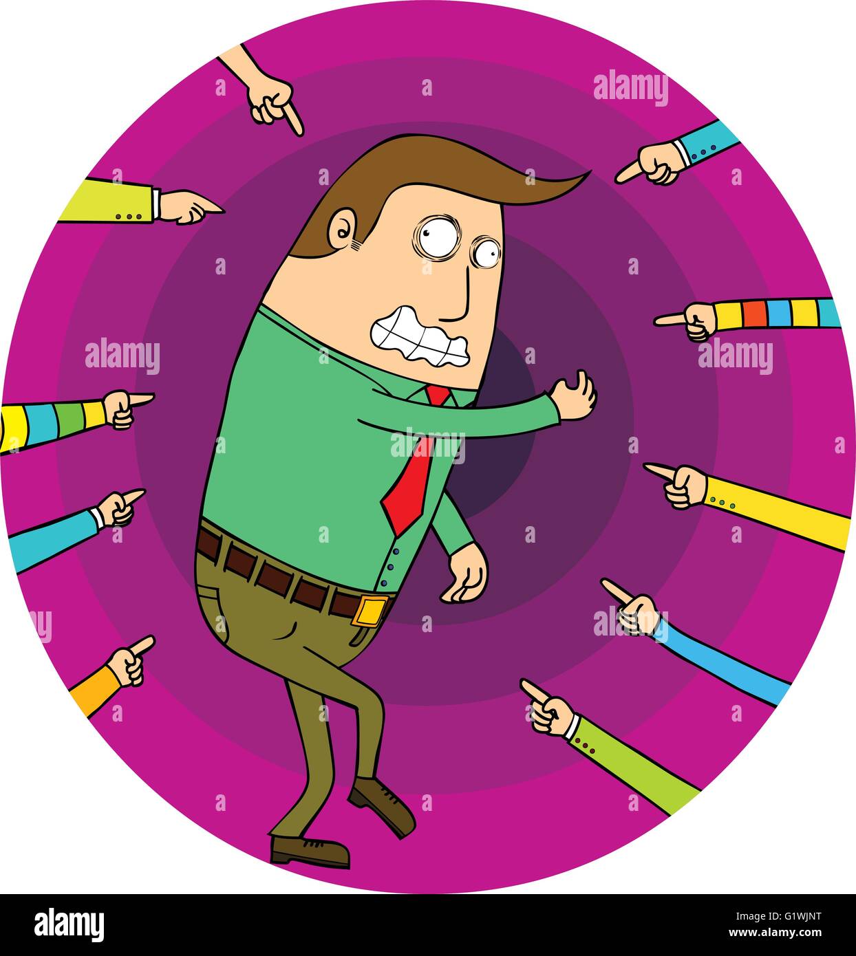 Blaming Stock Vector Images - Alamy
