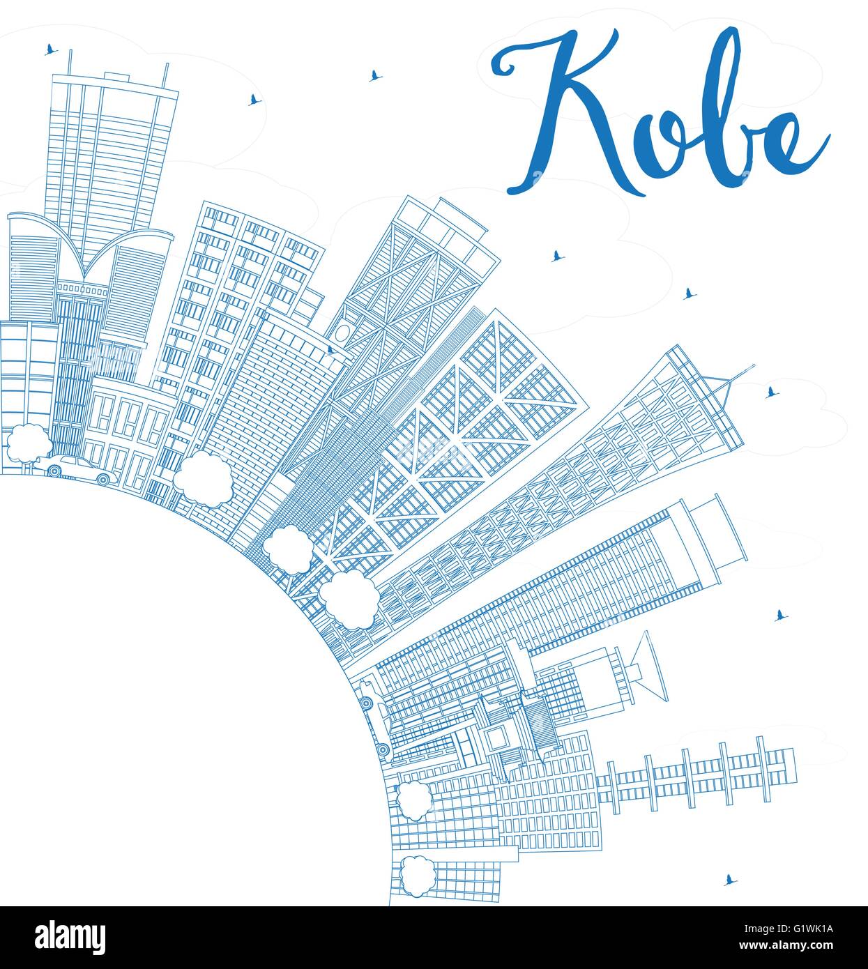 Downtown kobe Stock Vector Images - Alamy