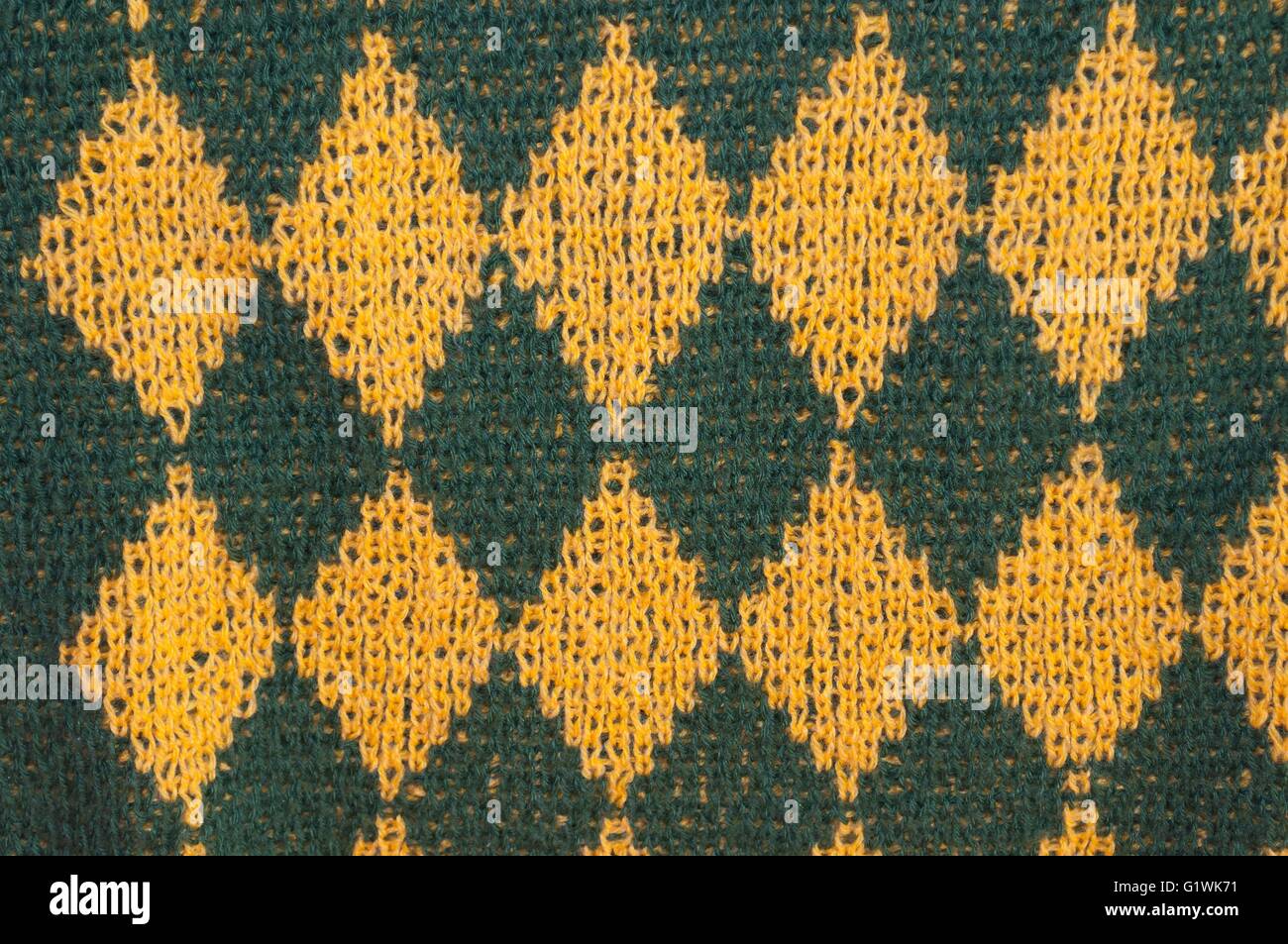 Background texture of checked woolen knitted pattern Stock Photo - Alamy