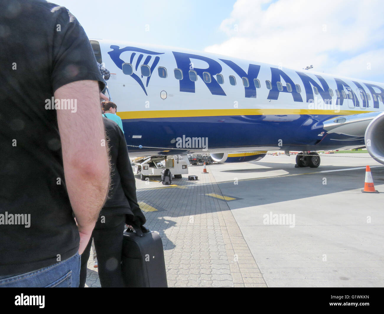 Ryanair Boeing 737 plane from the budget airline Stock Photo - Alamy