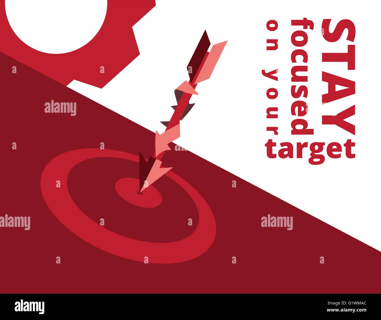 marketing target illustration Stock Vector Image & Art - Alamy