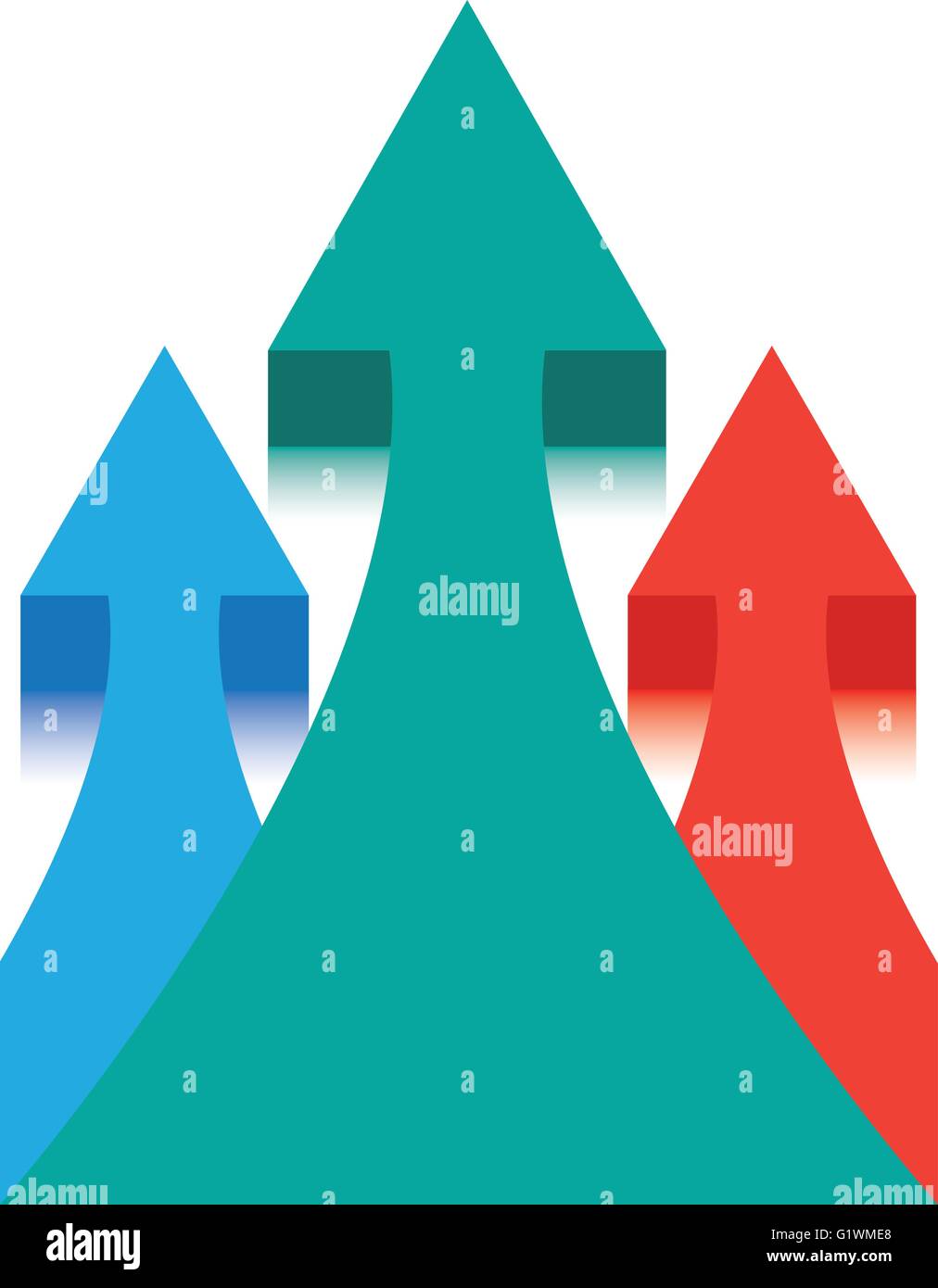 arrows vector objects icons set Stock Vector Image & Art - Alamy