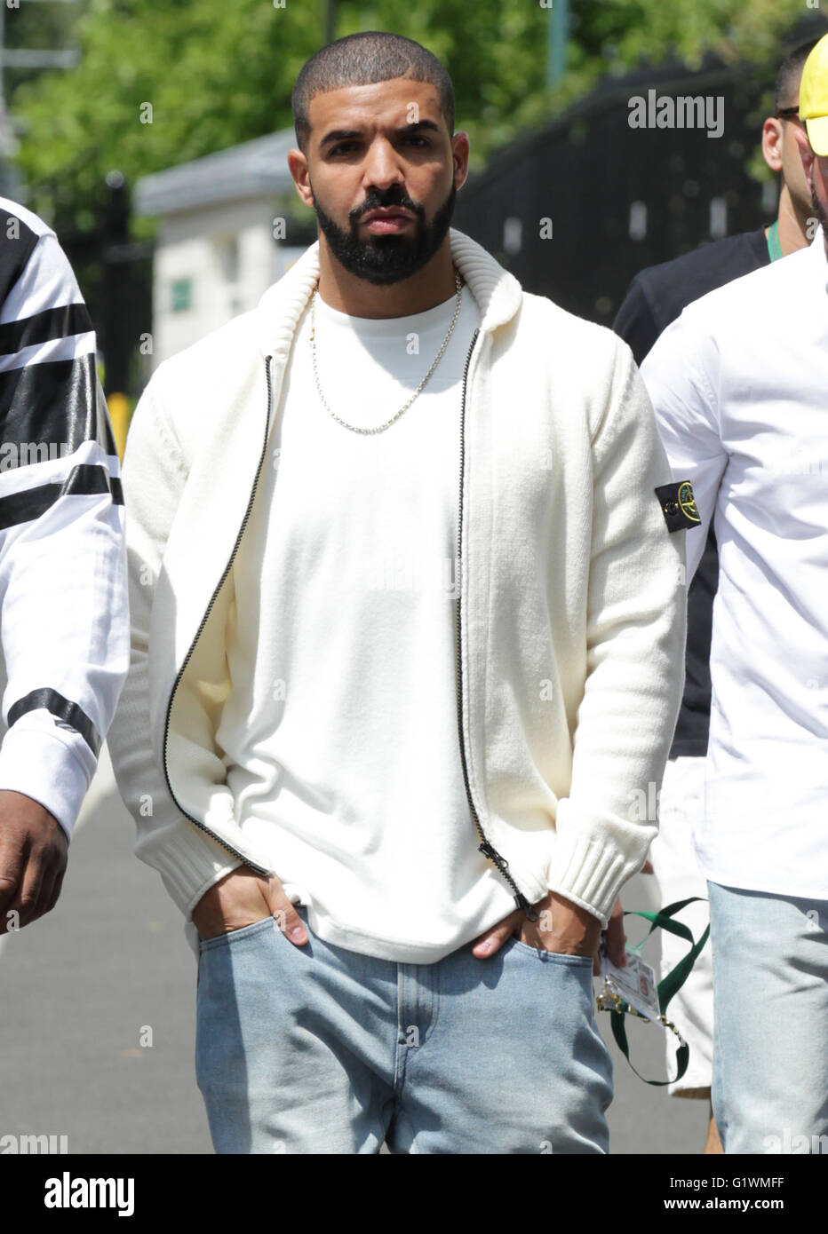LONDON, UK, 6th July 2015: Drake seen at the Wimbledon Championships ...