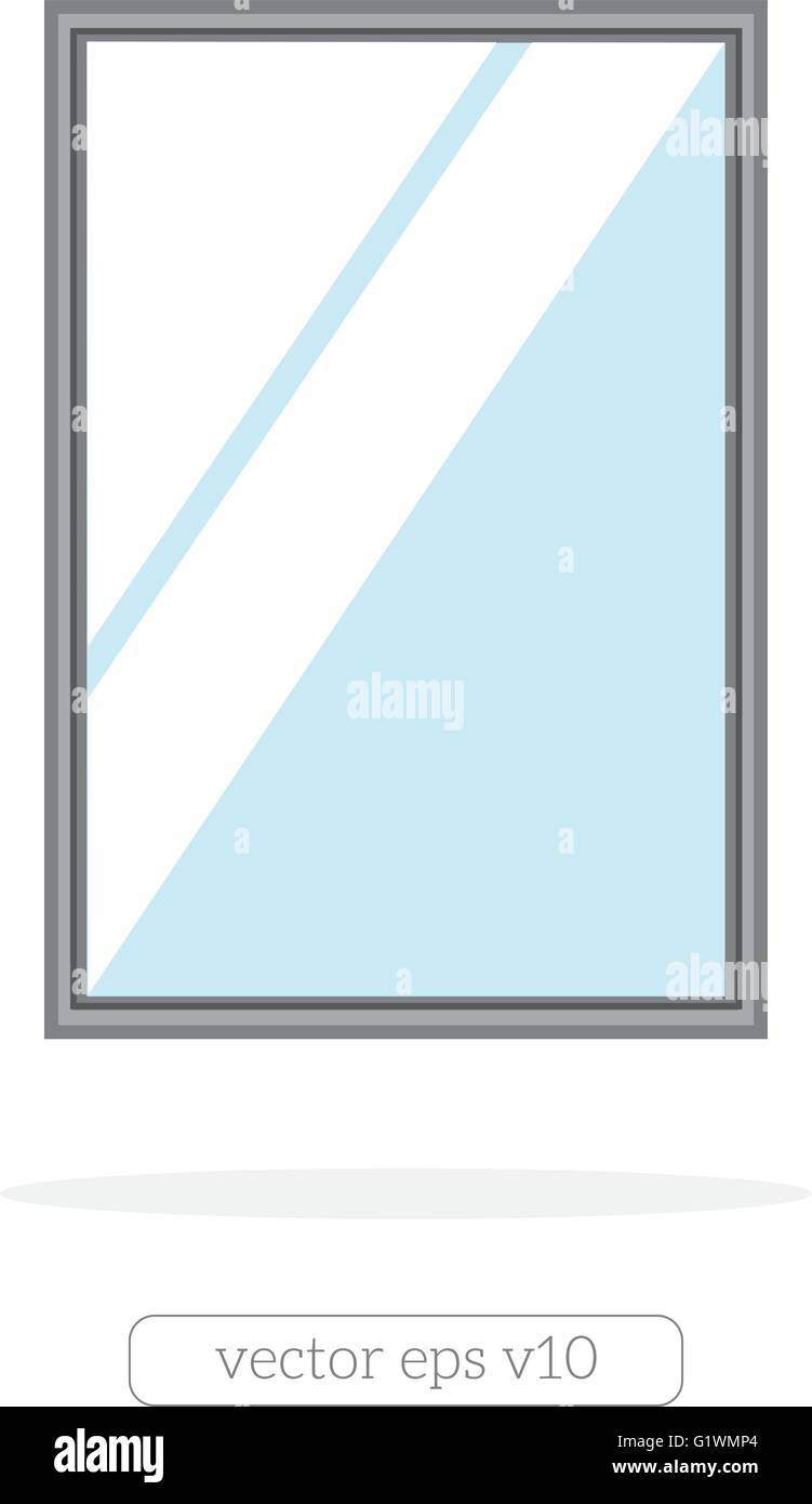 Silver mirror Stock Vector Images - Alamy