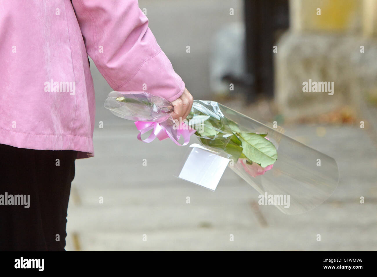 Mourners gather at Garth Road Crematorium in Morden for the funeral of ...