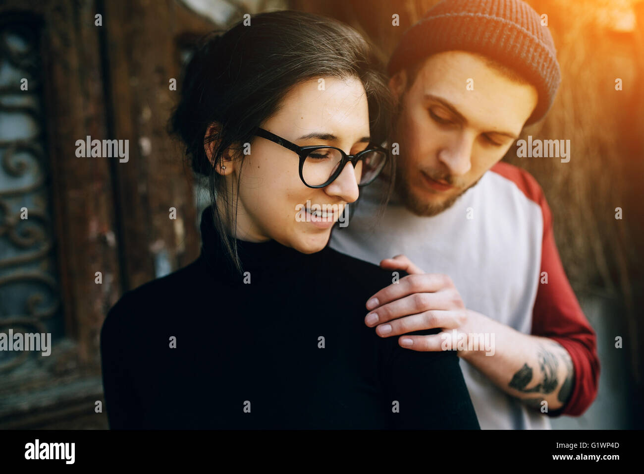 Young beautiful couple Stock Photo - Alamy