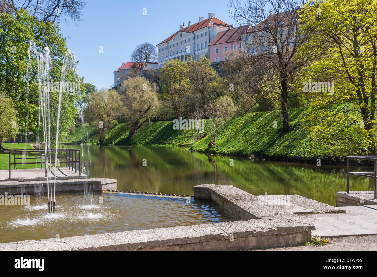 Spring park tallinn city hi-res stock photography and images - Alamy
