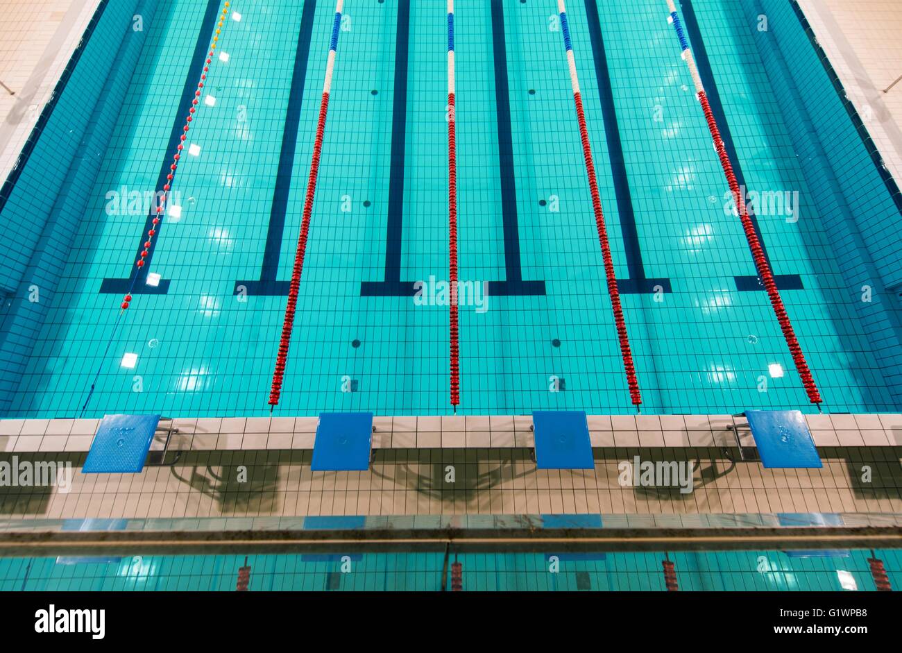 Full Size Swimming Pool Aerial View Stock Photo - Alamy