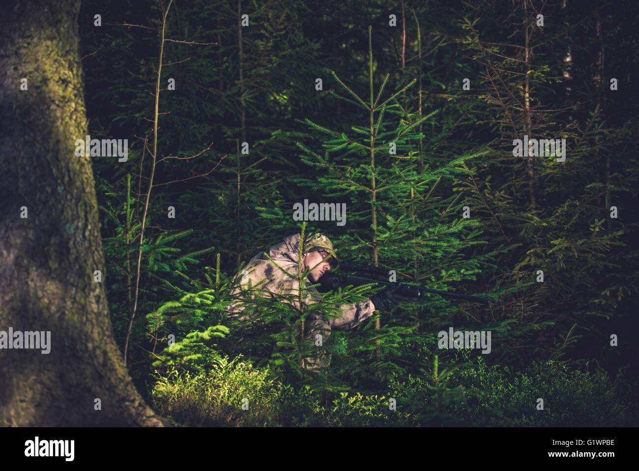 Poacher hunting hi-res stock photography and images - Alamy