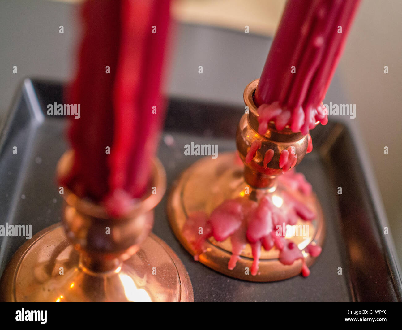 Hot wax dripping hi-res stock photography and images - Alamy
