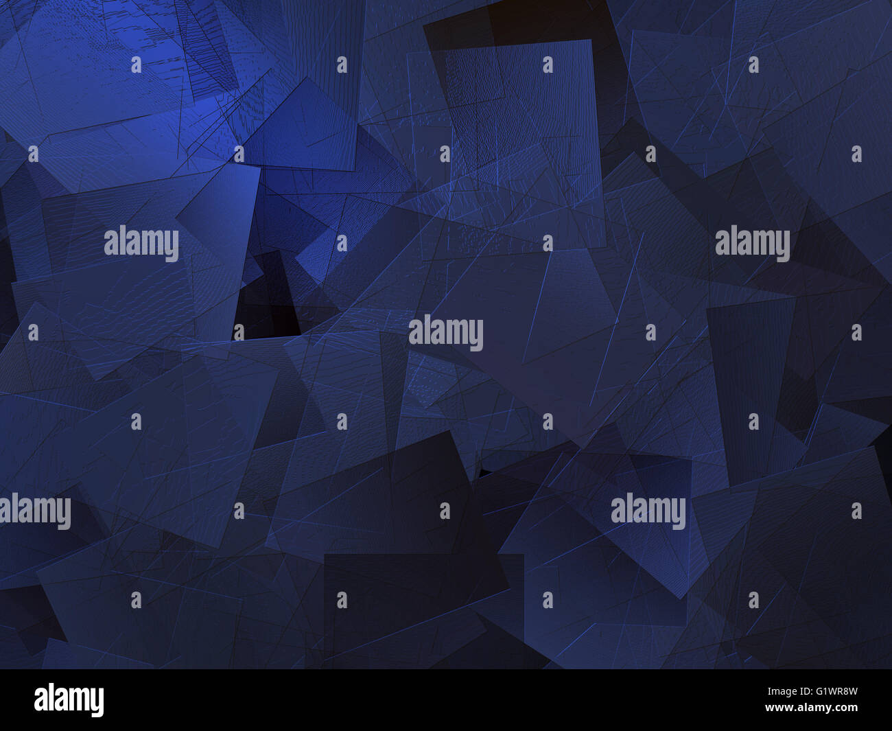 Modern blue abstract background - cubism Stock Photo - Alamy