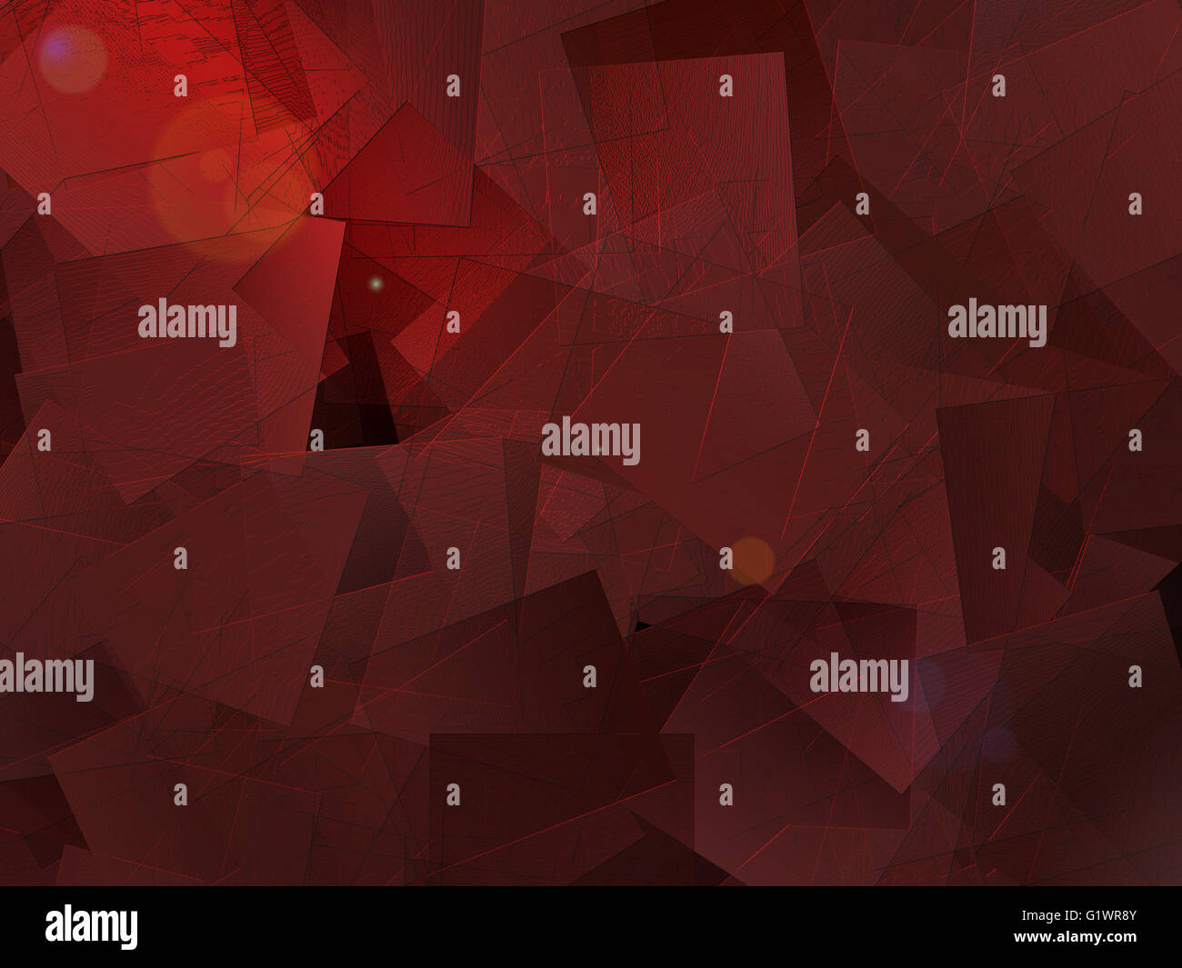 Modern red abstract background - cubism Stock Photo - Alamy