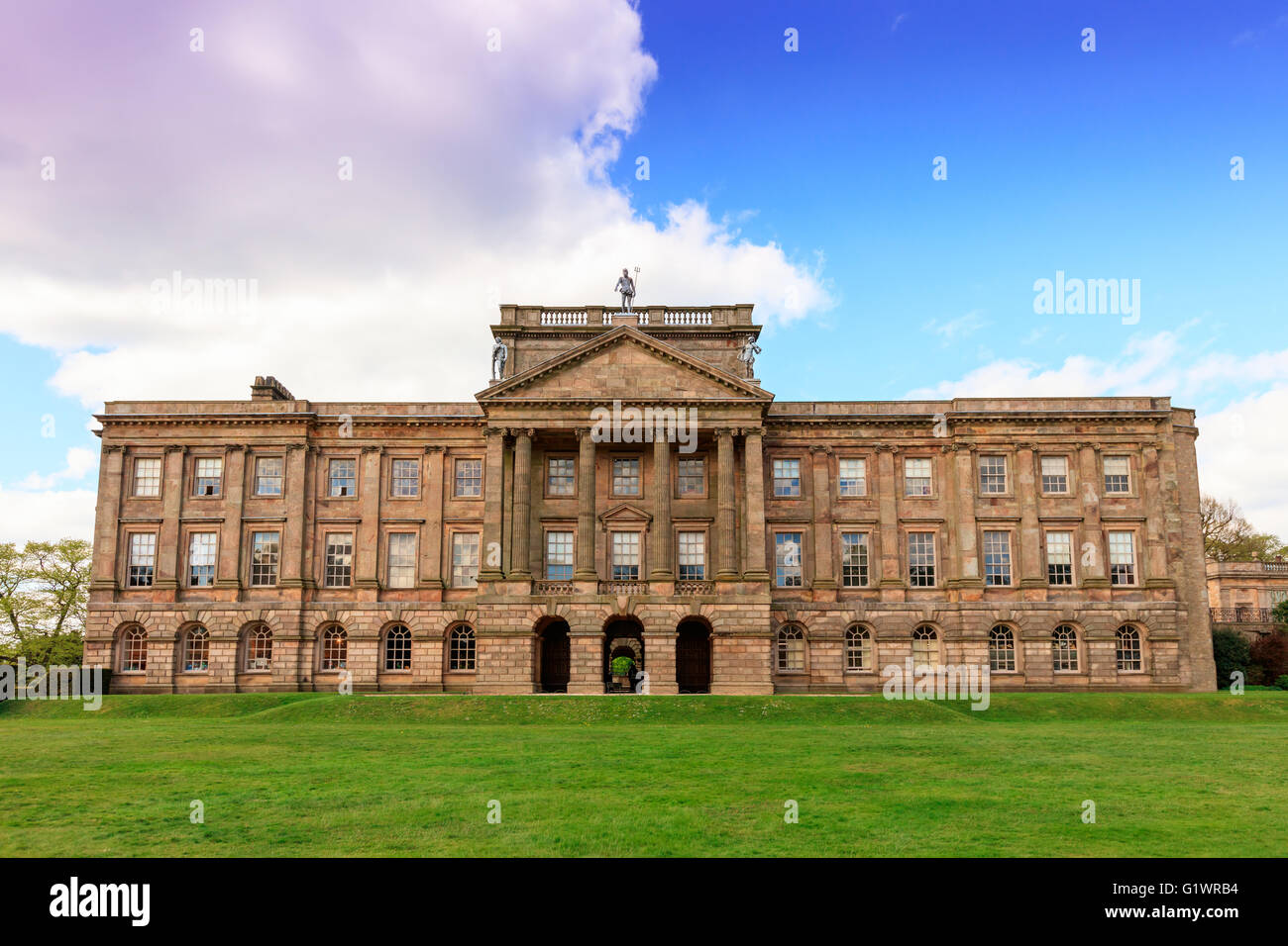 Lyme Hall historic English Stately Home and park in Cheshire, England ...
