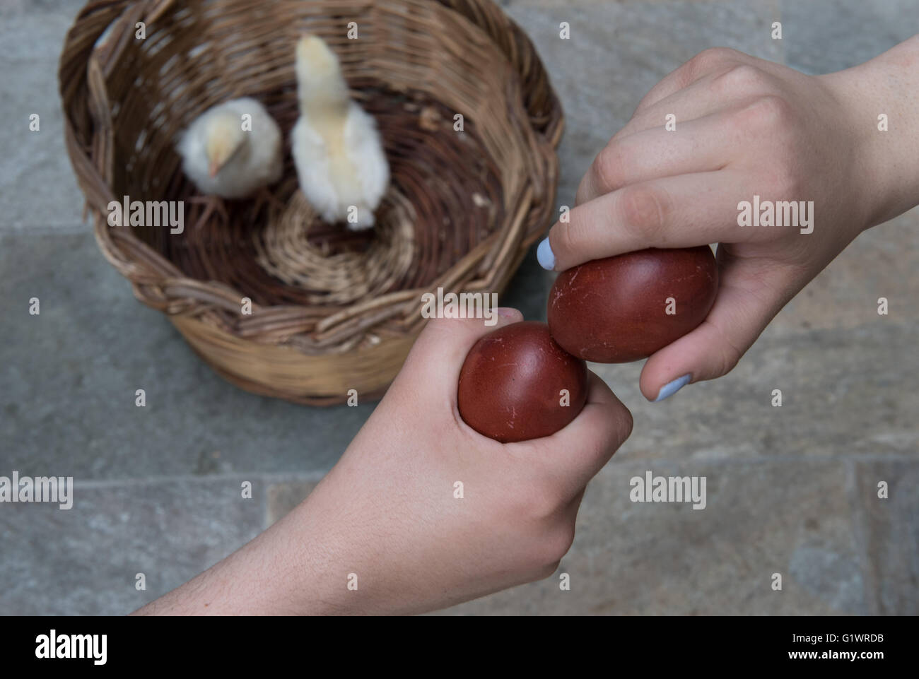 Egg cracking game hi-res stock photography and images - Alamy