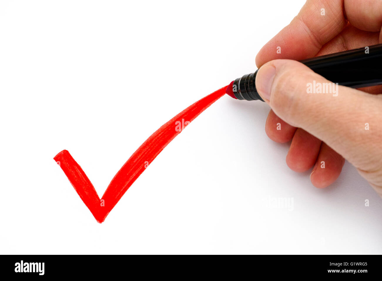 Giant Red Check Mark