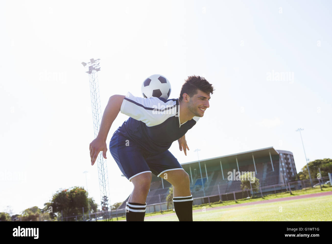 Football balance training hi-res stock photography and images - Alamy