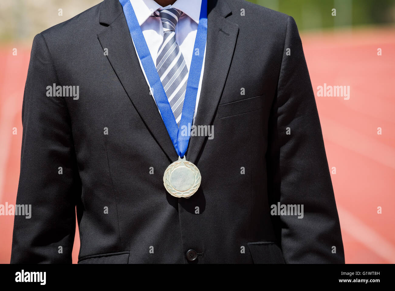 Man Wearing Medal High Resolution Stock Photography and Images - Alamy