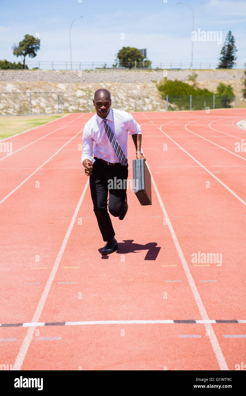 Suit businessman race track hi-res stock photography and images - Alamy