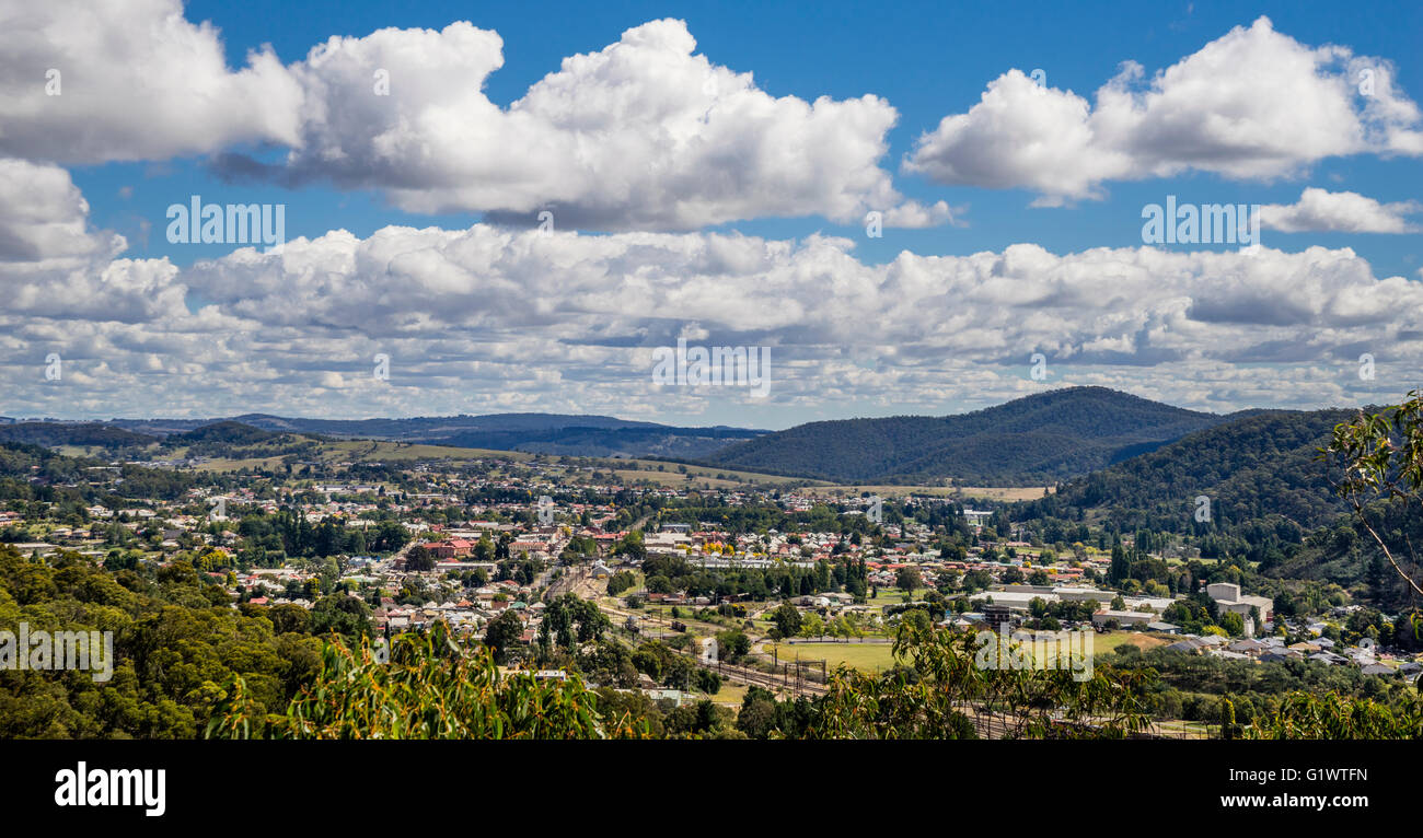 Australia, New South Wales, country town of Lithgow in Lithgow's Valley ...