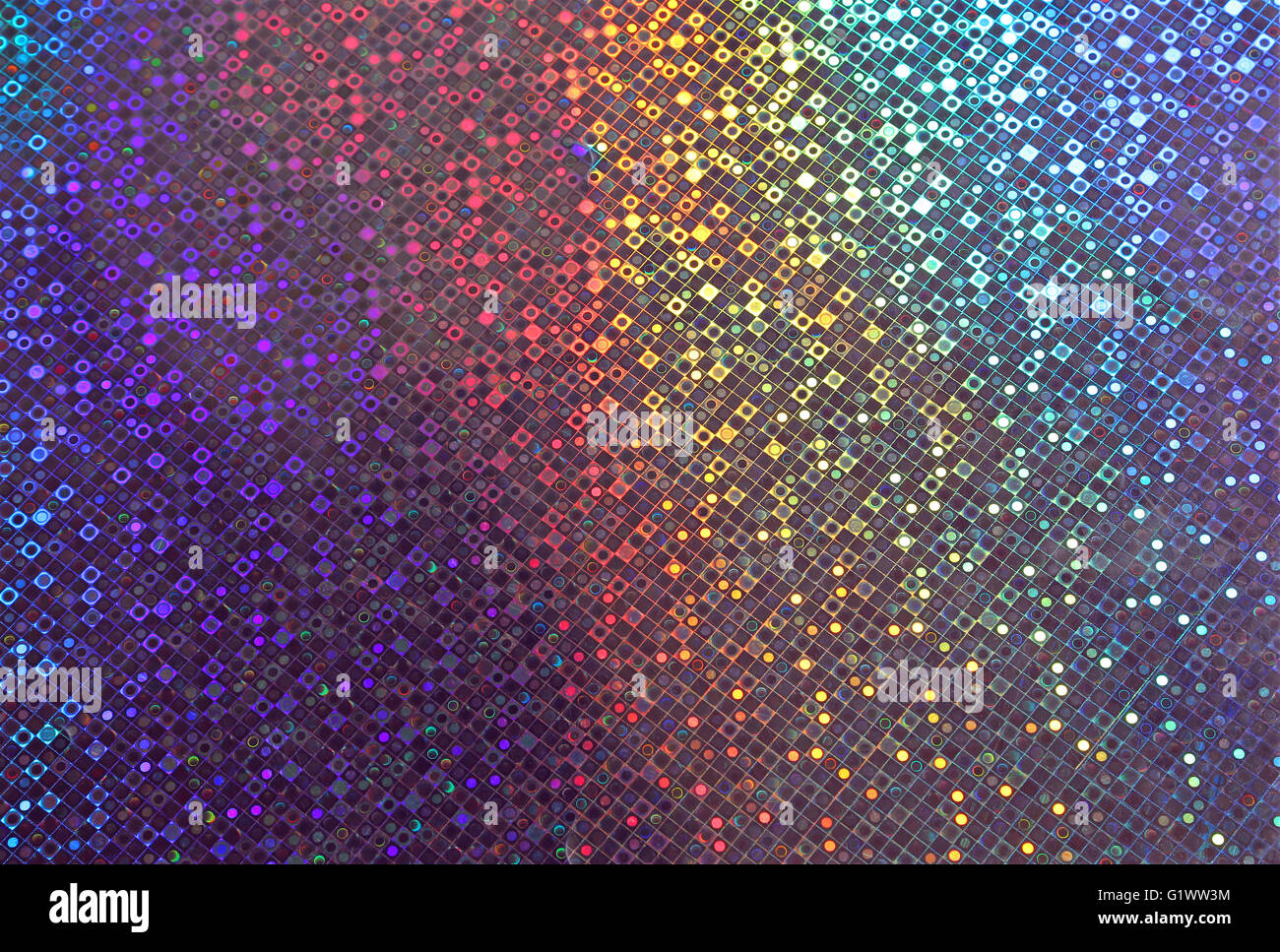 shimmering Panel with many colors of the Rainbow glow Stock Photo - Alamy