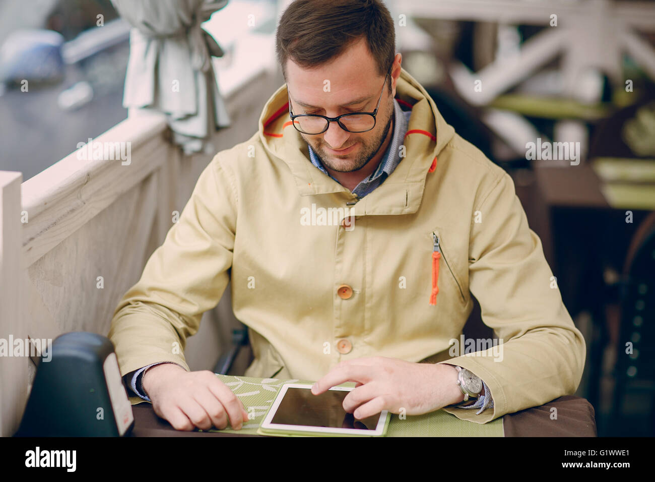 man with phone Stock Photo - Alamy