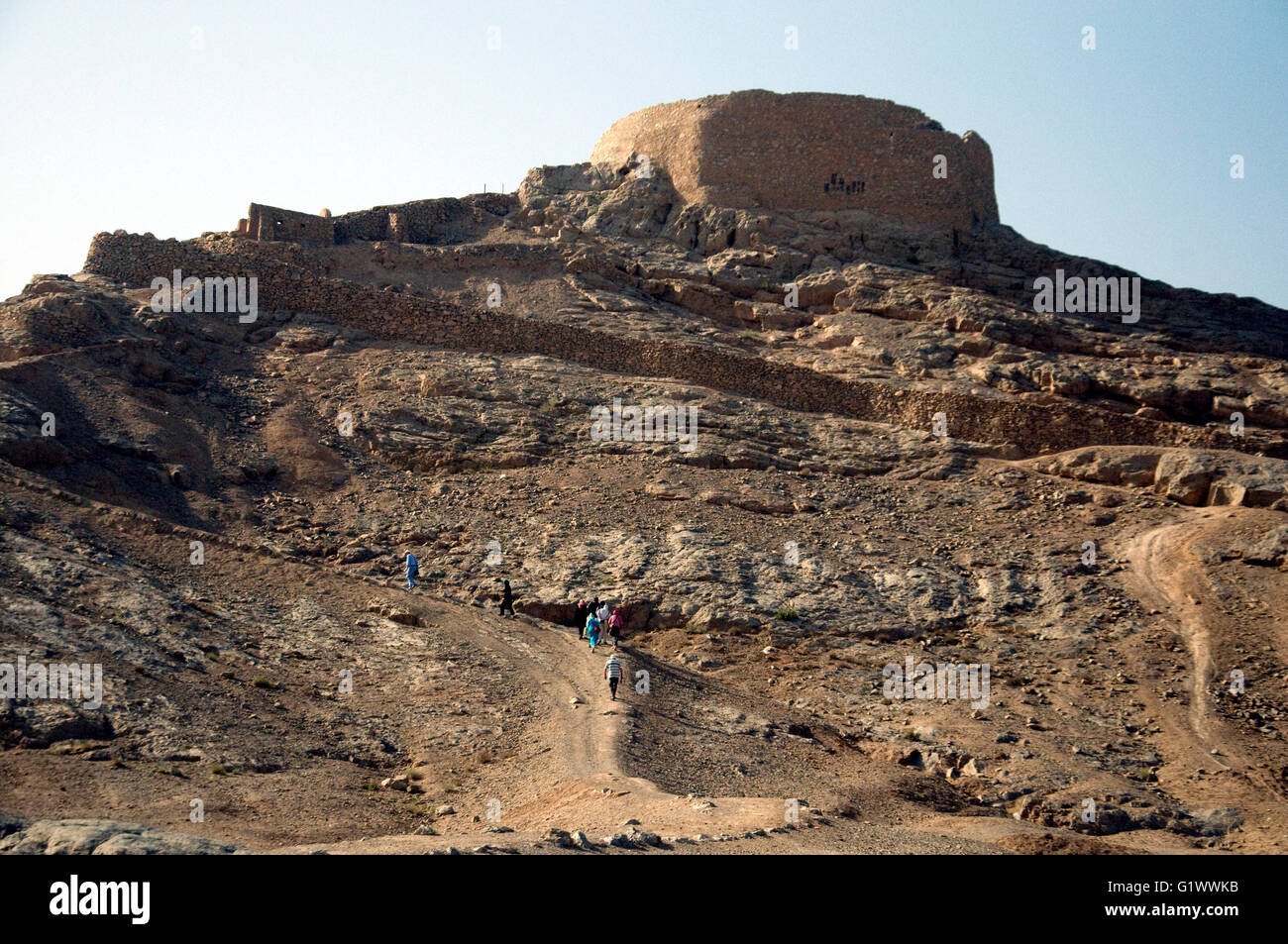 Zoroastrian burial sites known as the towers of silence are distinctive ...